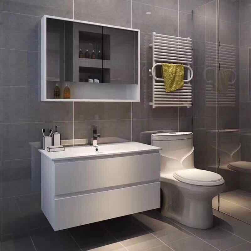 White Vanity - Coral